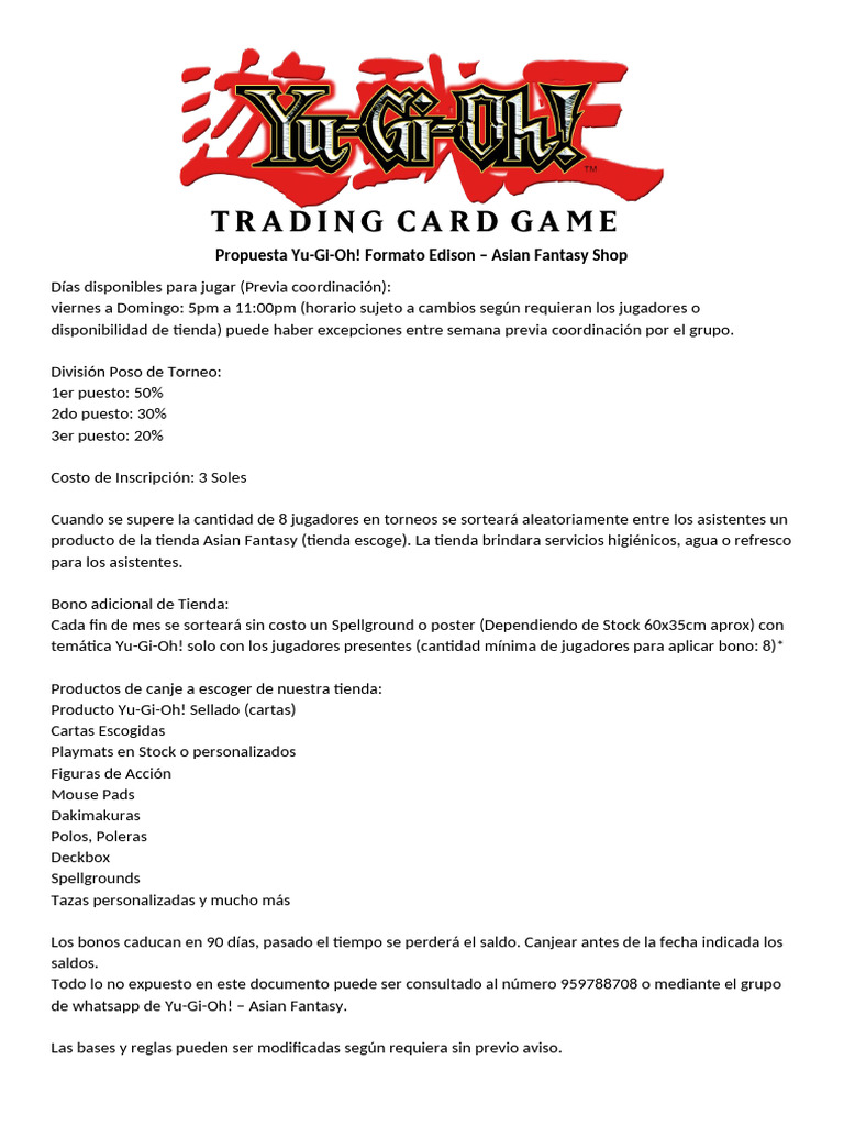 Propuesta Formato Edison - Asian Fantasy | PDF