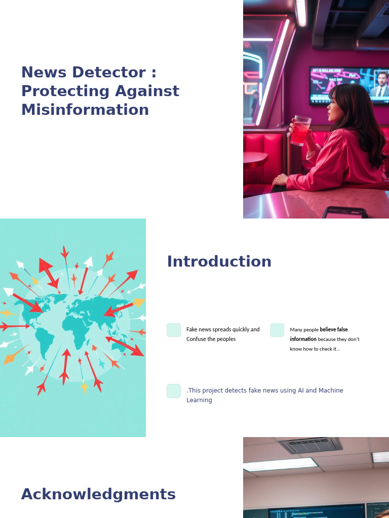 News Detector: Protecting Against Misinformation | PDF | Artificial Intelligence | Intelligence ...