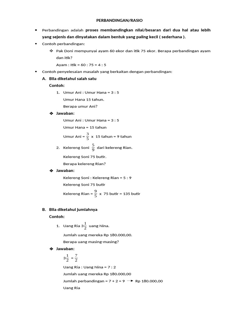 Catatan Perbandingan | PDF