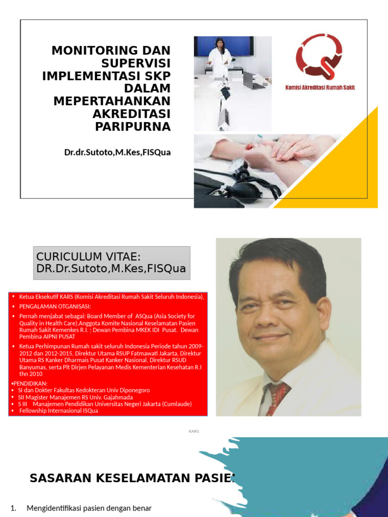 Monitoring Dan Supervisi Implementasi SKP Dalam Mepertahankan ...