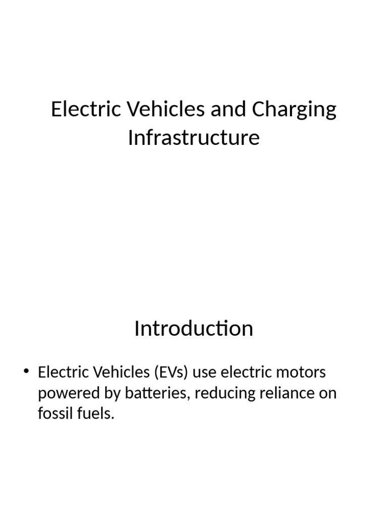 Electric Vehicles Charging | PDF