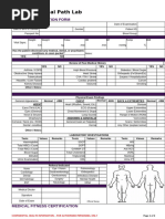 Individual PFT Clearance Card | PDF | Medicine | Clinical Medicine