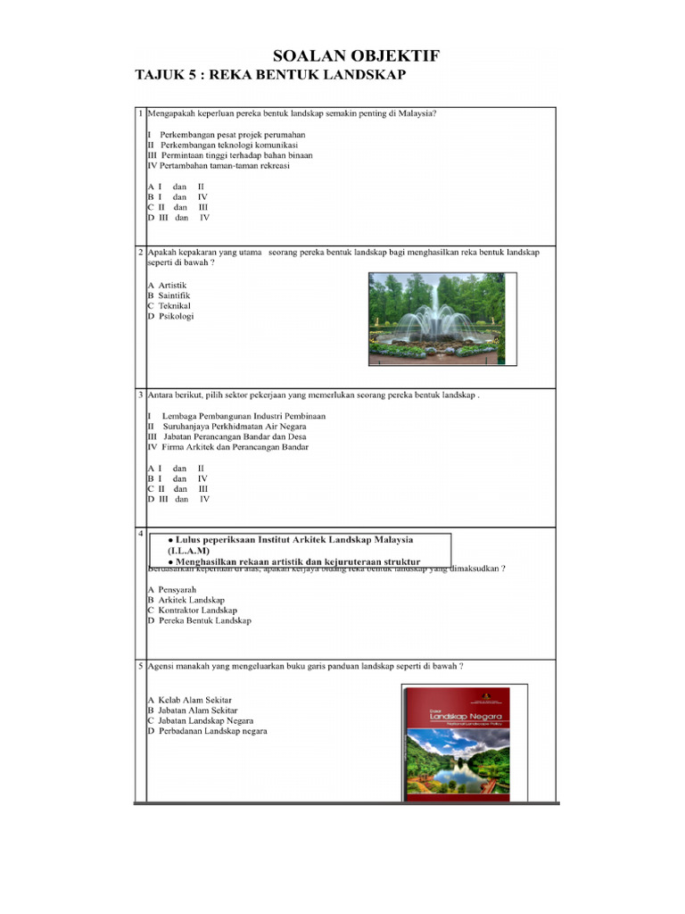 Latih Tubi Topik 5 | PDF