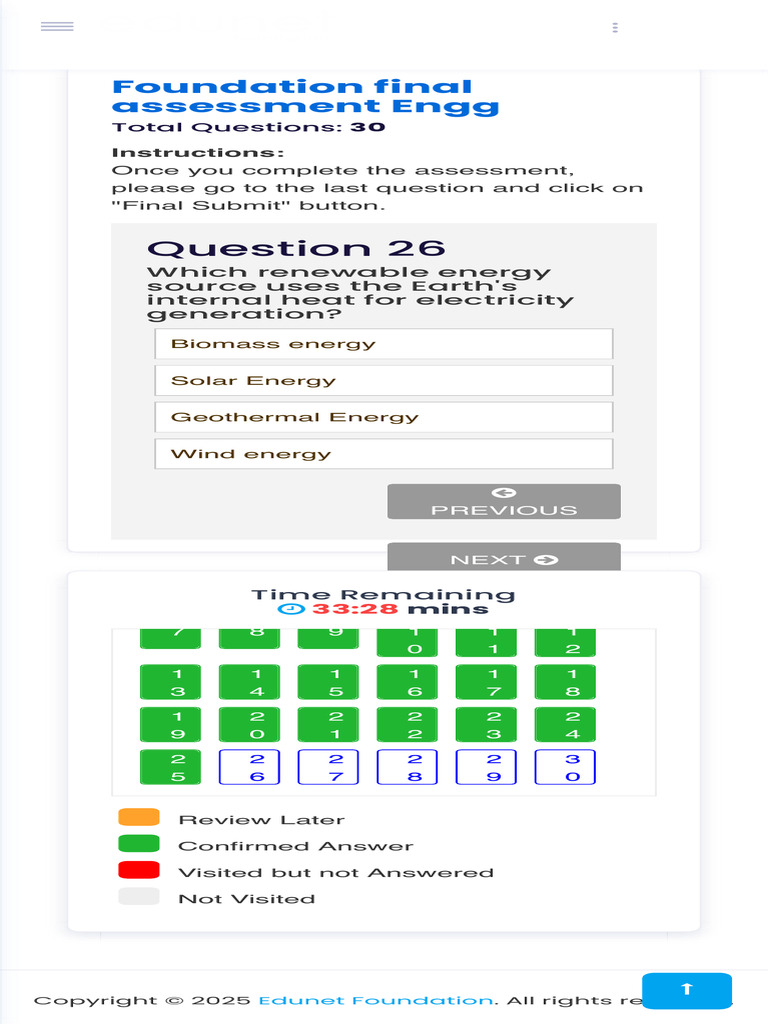 Engineering Foundation Assessment Guide | PDF