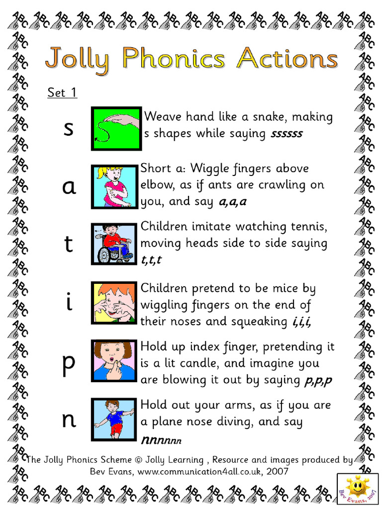 Jolly Phonics | PDF