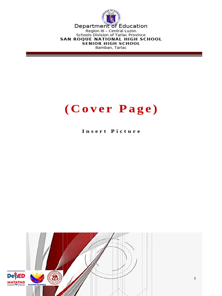 Work Immersion Portfolio Template - Epas - RLG 1 | PDF | Curriculum ...