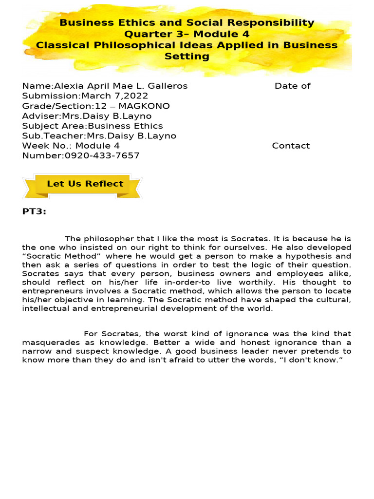 Busethics Q3 PT3 | PDF