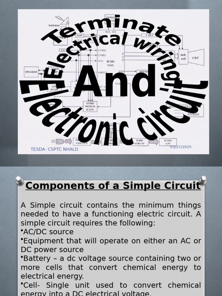 4 Terminate Electrical Wiring And Electronic Circuit Pdf Fuse Electrical Direct Current