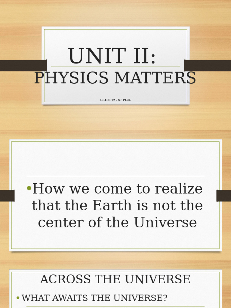 Lesson 1 (4TH Quarter) - Across The Universe | PDF | Planets | Solar System