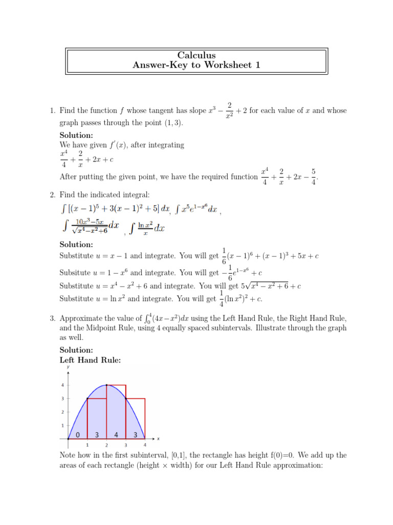 Ans Worksheet 1 | PDF