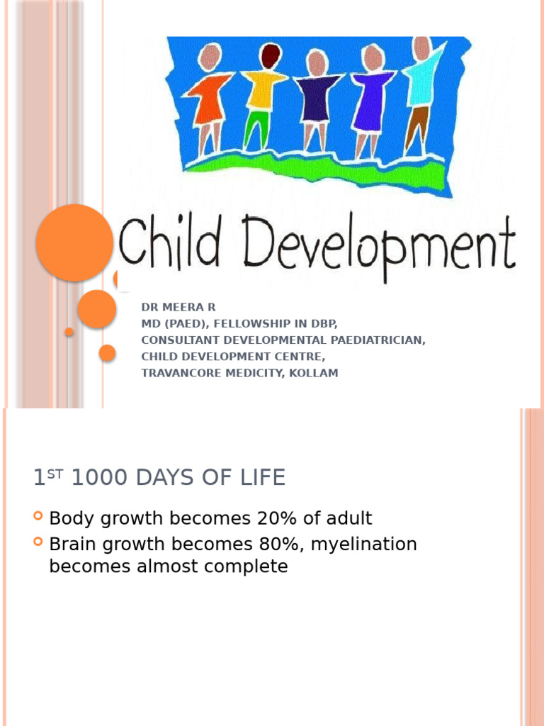 Child Development For Mbbs Students TMC | PDF | Infants | Child Development