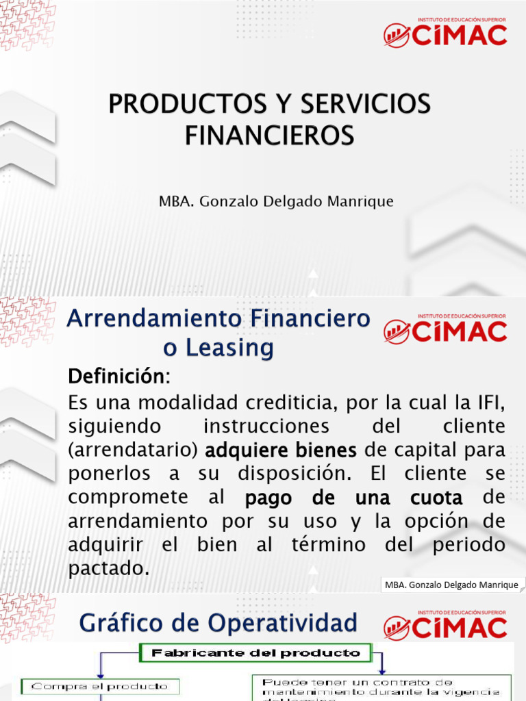 04 Productos y Servicios Fin. IV Parte | PDF | Bancos | Cheque