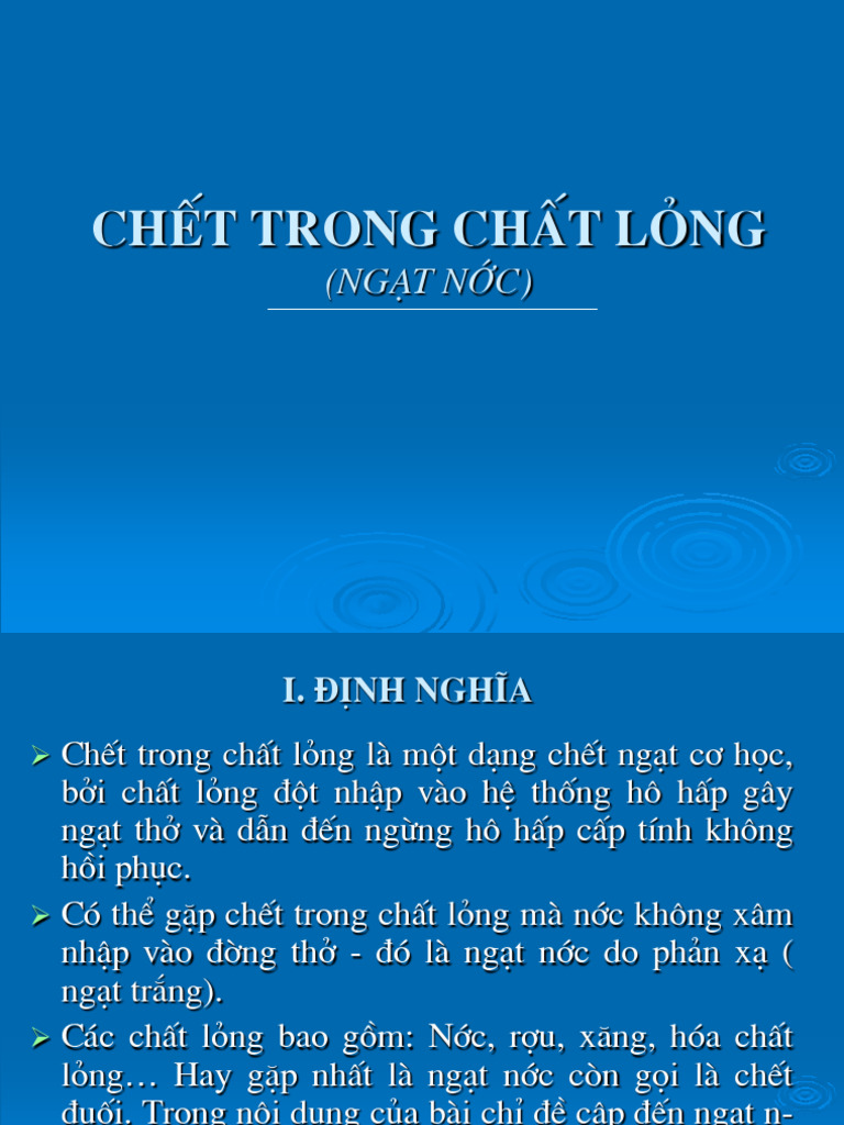 Chet-trong-chat-long | PDF