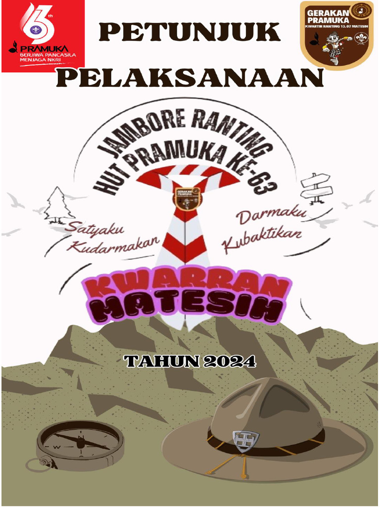 Petunjuk Pelaksanaan Jambore Ranting 2024 | PDF