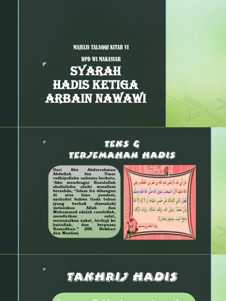 Rukun Islam: Dasar dan Keutamaan Hadis | PDF