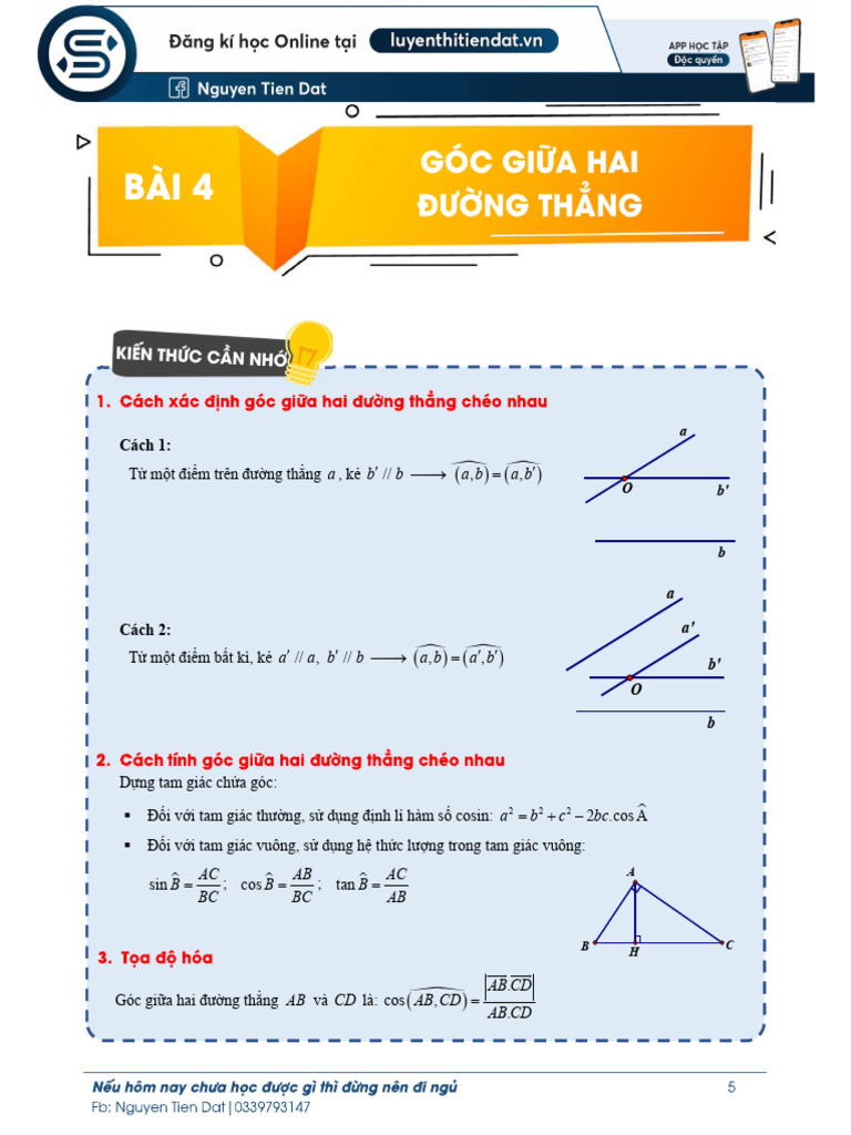 Microsoft Word - 4. Góc Giïa Hai °ýng TH NG | PDF
