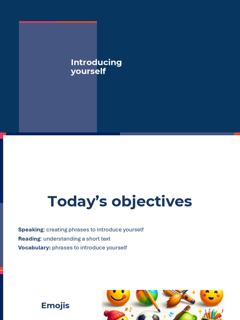 ENG - A1A2 - Introducing Yourself | PDF | Learning | Human Communication