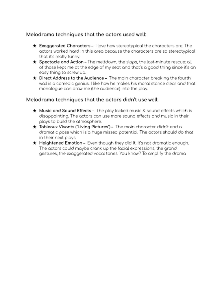 Drama Exam | PDF