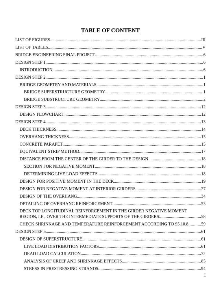 Bridge Engineering project - v4 | PDF | Beam (Structure) | Bridge