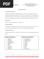 24 25 HOSA Appendix D Dress Code March10.Docx 2 | PDF | Clothing | Sneakers