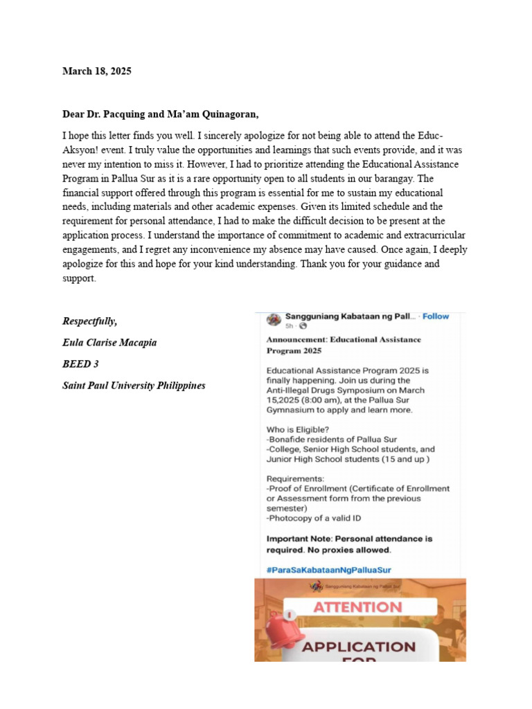 Apologize Letter Pdf