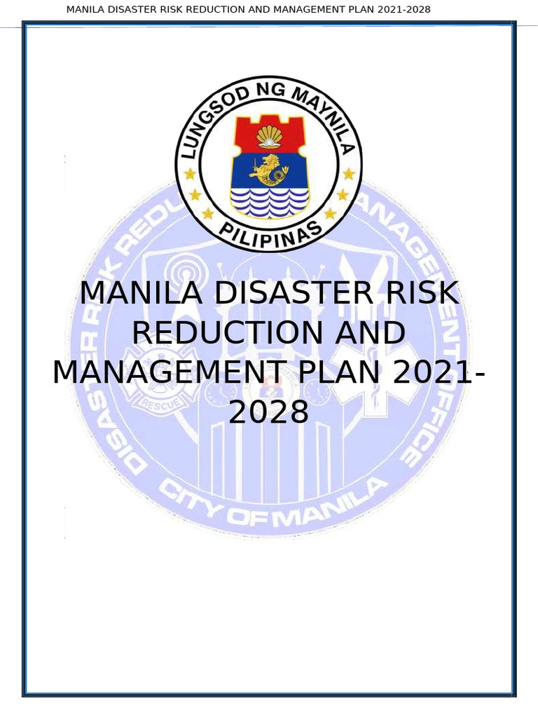 Mdrrmo Plan (3) | PDF | Emergency Management | Disaster Risk Reduction