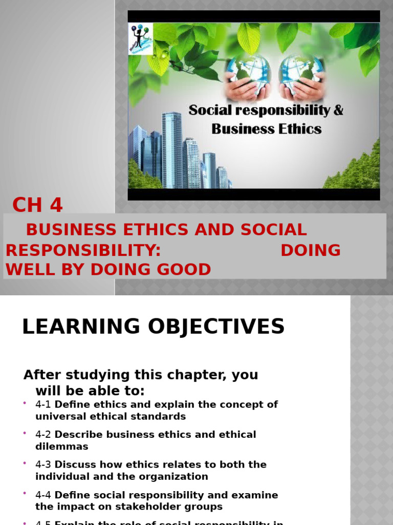 Business Ethics and Social Responsibility | PDF | Business Ethics ...