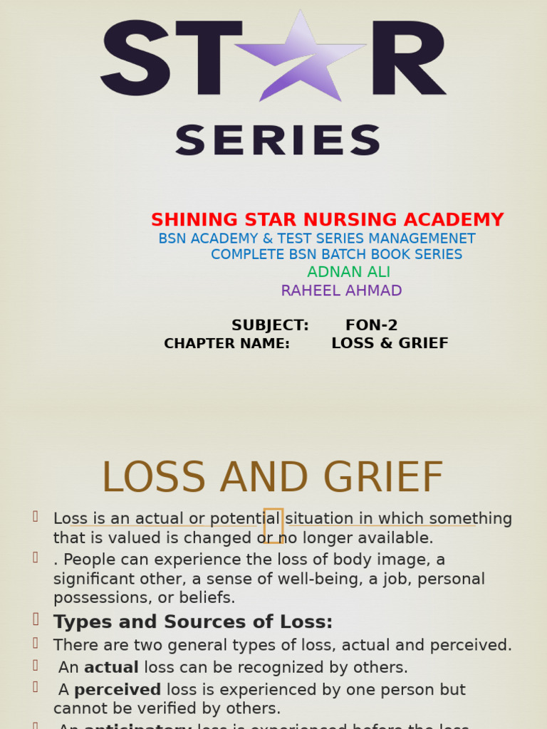 Loss, Grieving, and Death | PDF | Grief | Emotions