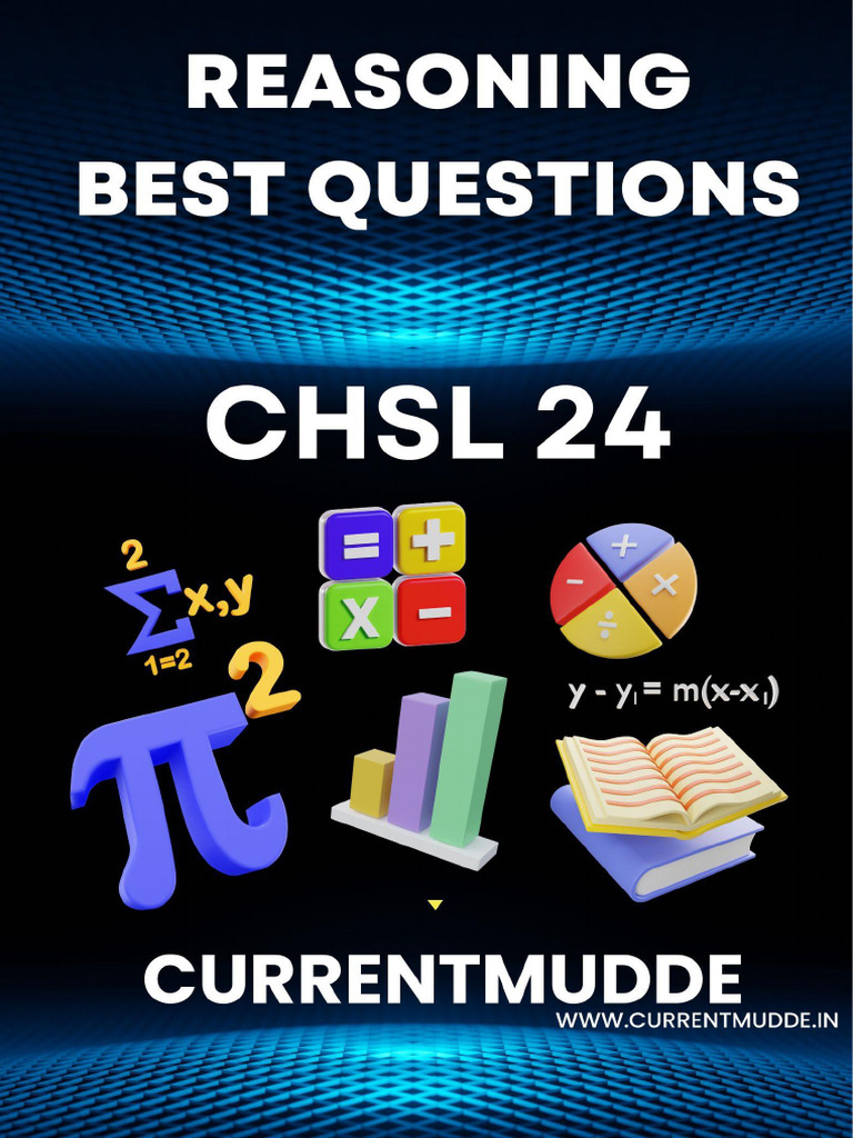 Best Reasoning - CHSL 24 Ques (1) | PDF