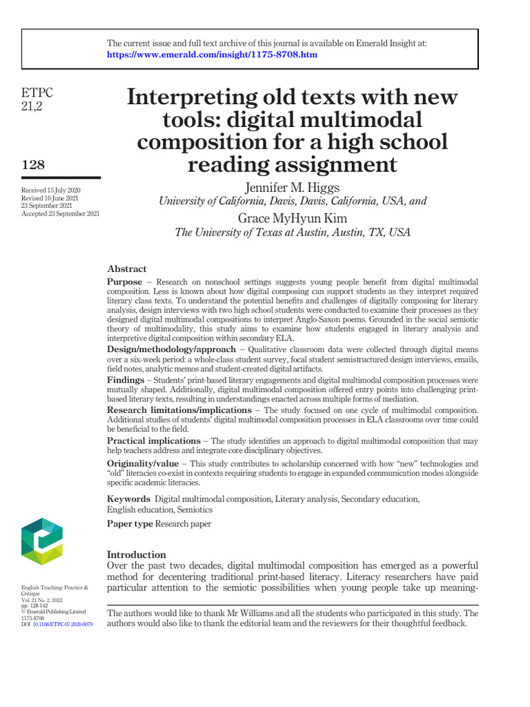 10 1108 - Etpc 07 2020 0079 | PDF | Human Communication | Communication