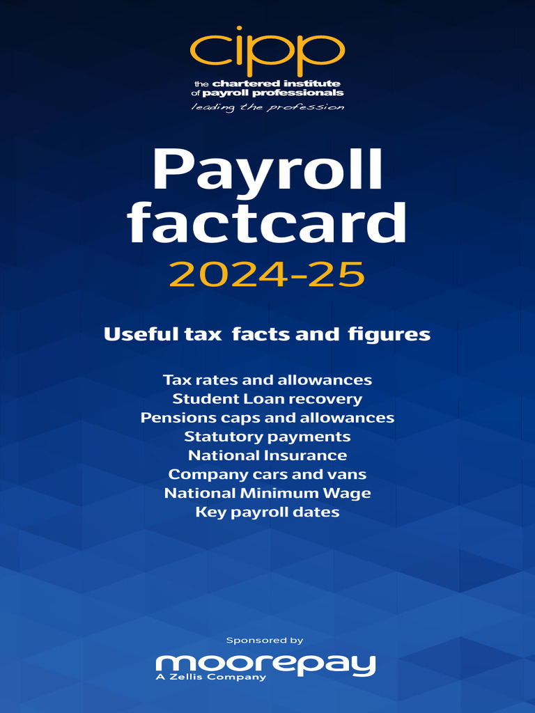 Payroll Factcard 2024 25websplit | PDF | Payroll Tax | Loans