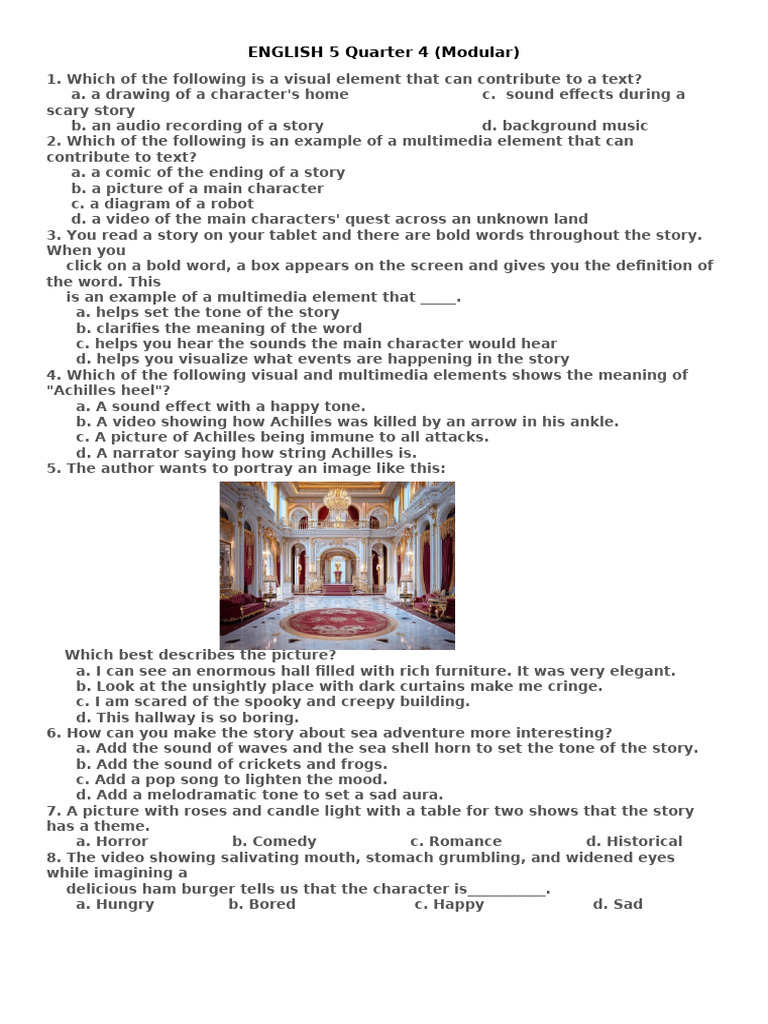 ENGLISH 5 Quarter 4 Modular Mar 27, 2025 | PDF