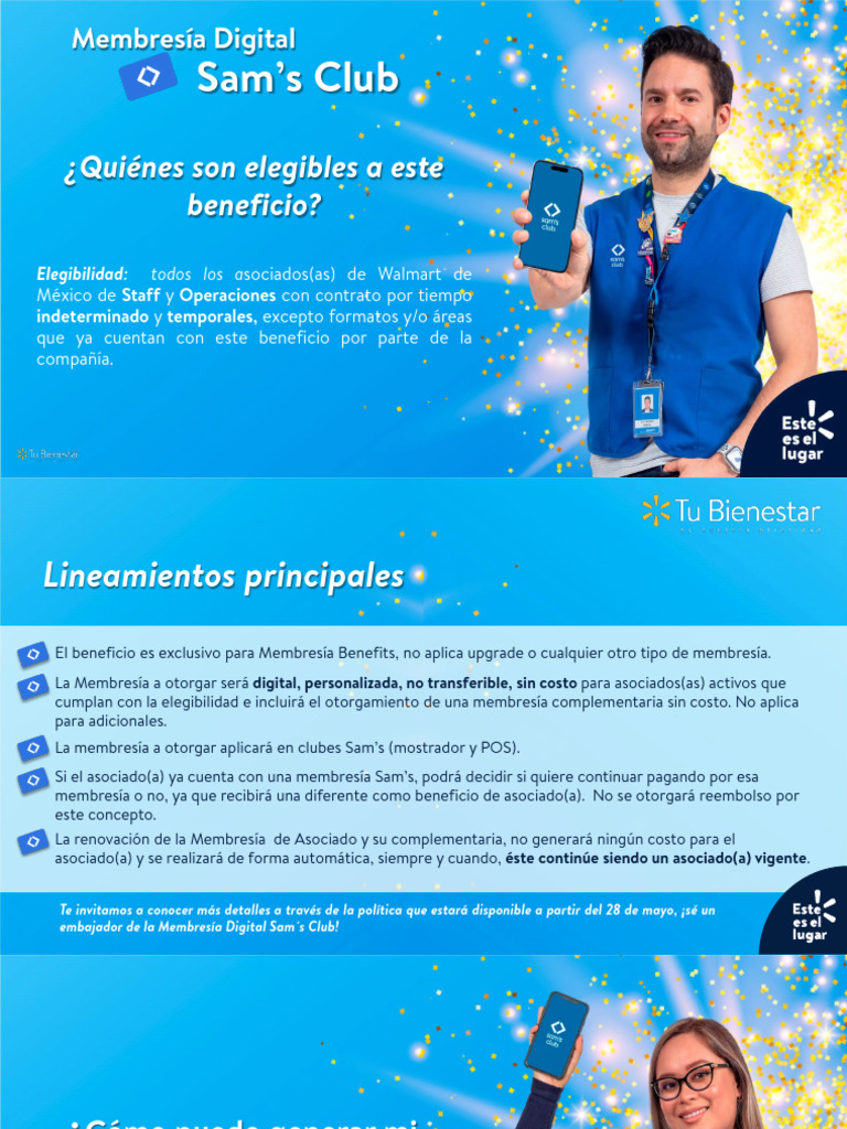 Tutorial Membresia Sams Club | PDF | Informática