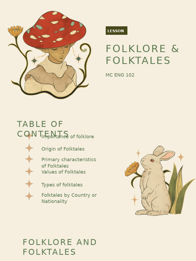 Importance of Folklore and Folktales | PDF | Folklore | Oral Tradition