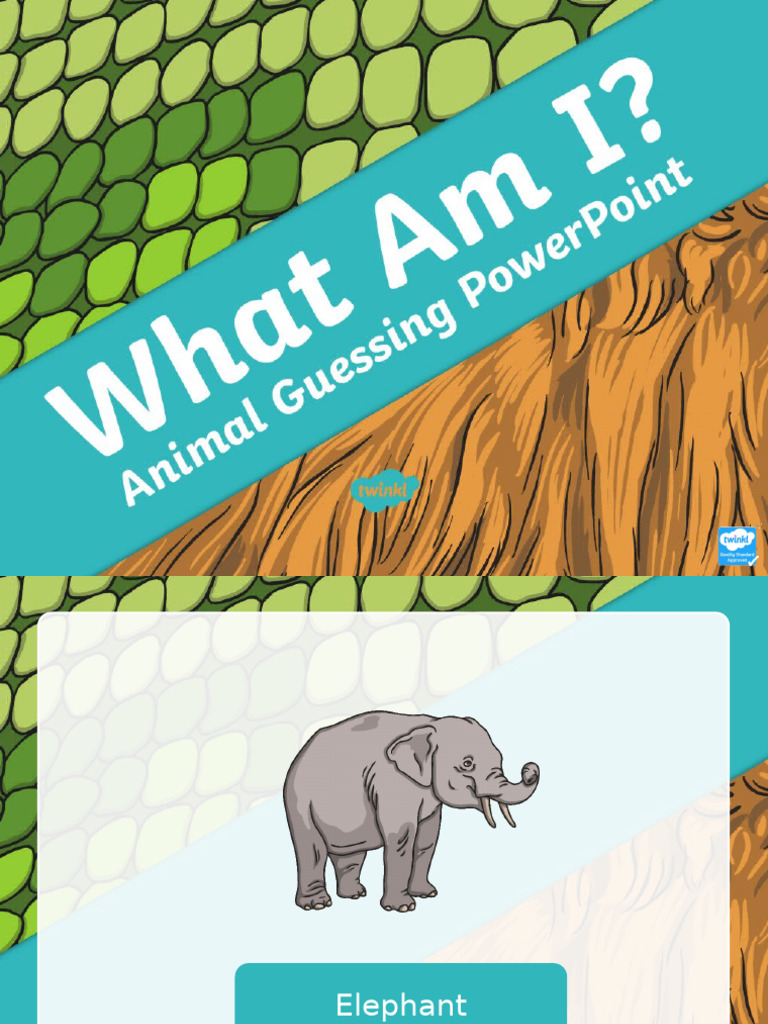 T TP 7780 What Am I Guessing Game Cards Animal Themed - Ver - 3 | PDF ...
