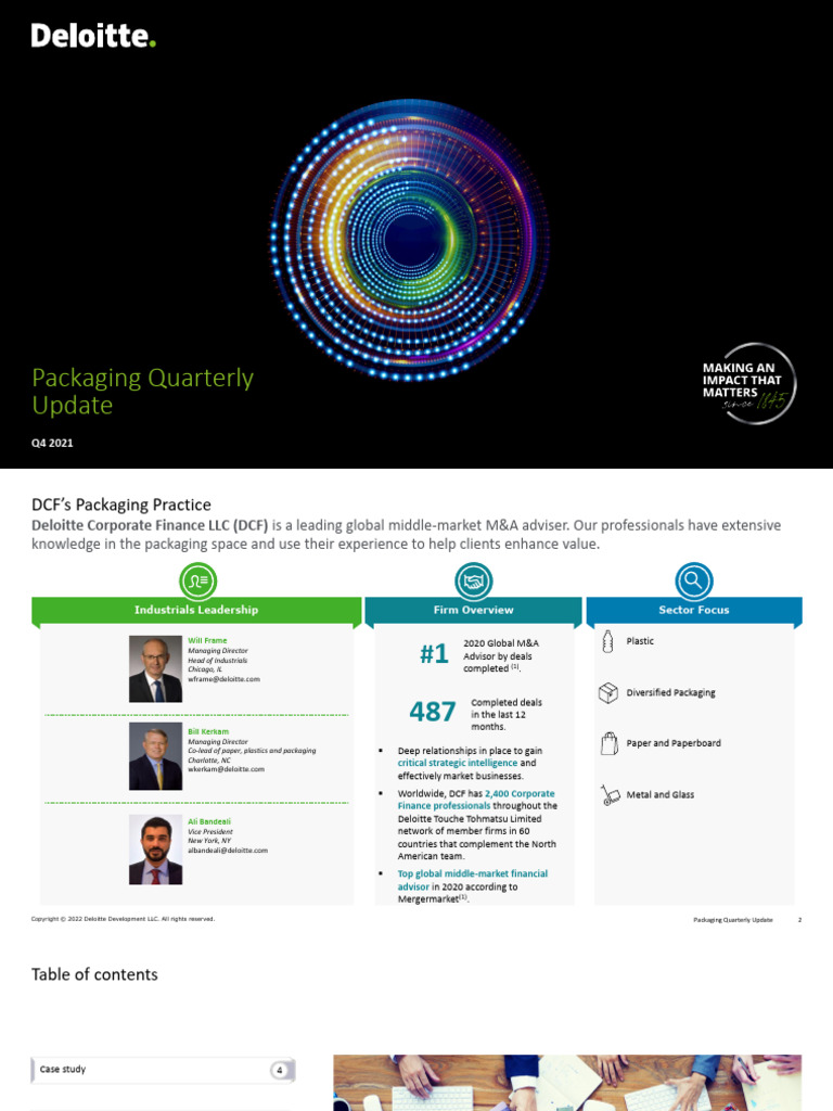 US Packaging-Q4-2021-Industry-Update | PDF | Business