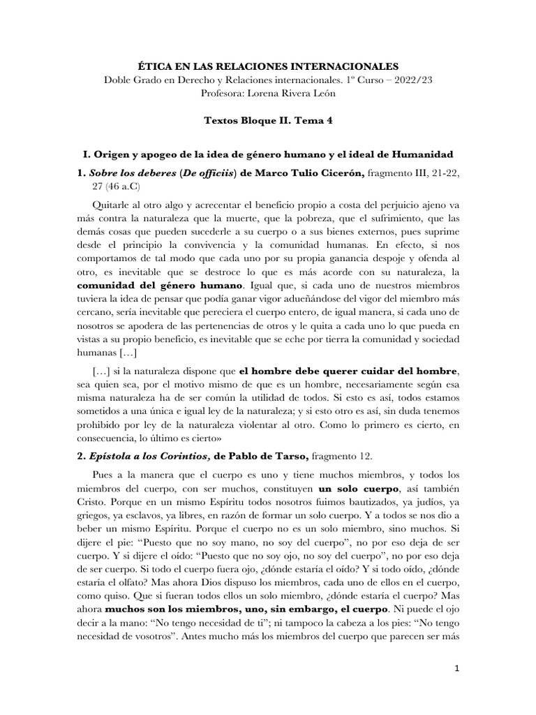 Textos Bloque II - Tema 4 | PDF | Transhumanismo | Estado (política)
