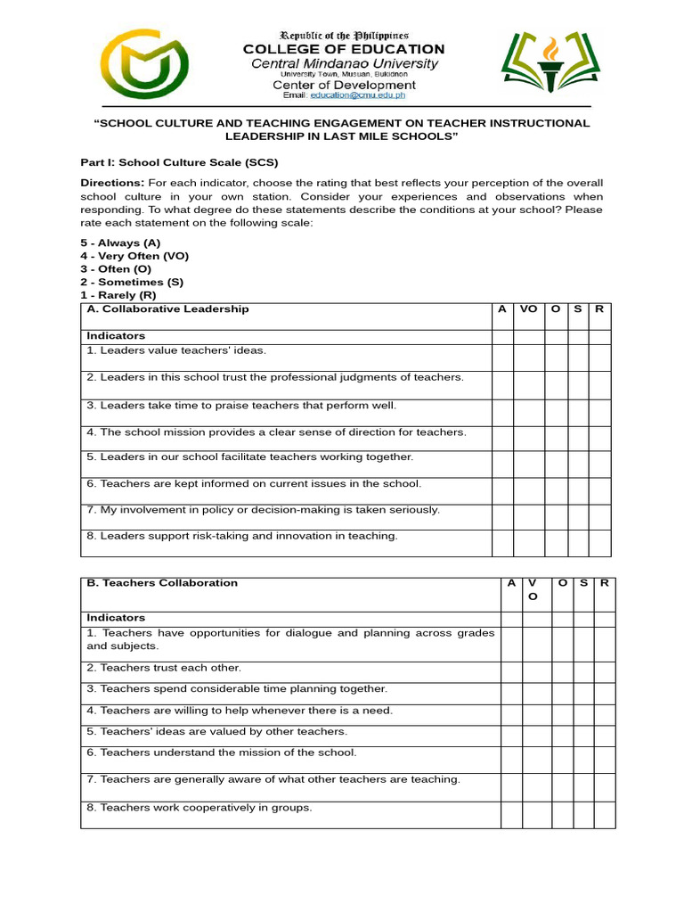 Final Questionnaire Mansaloon | PDF | Teachers | Instructional Design