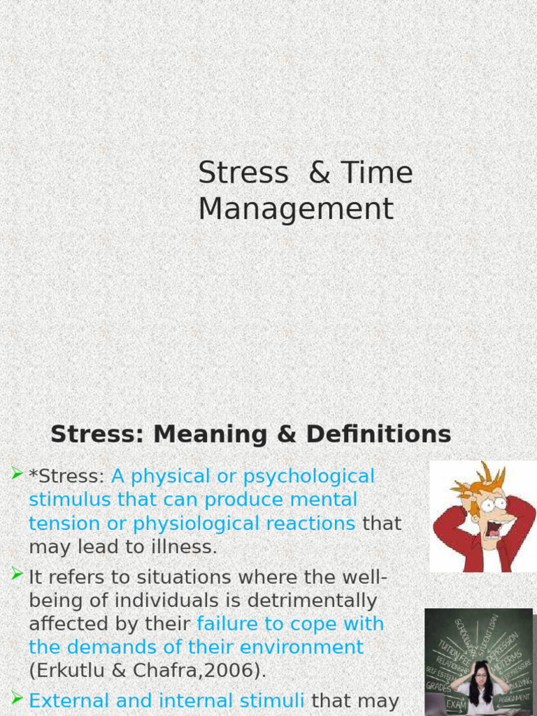 7 - Stress Management | PDF | Stress (Biology) | Professional Skills