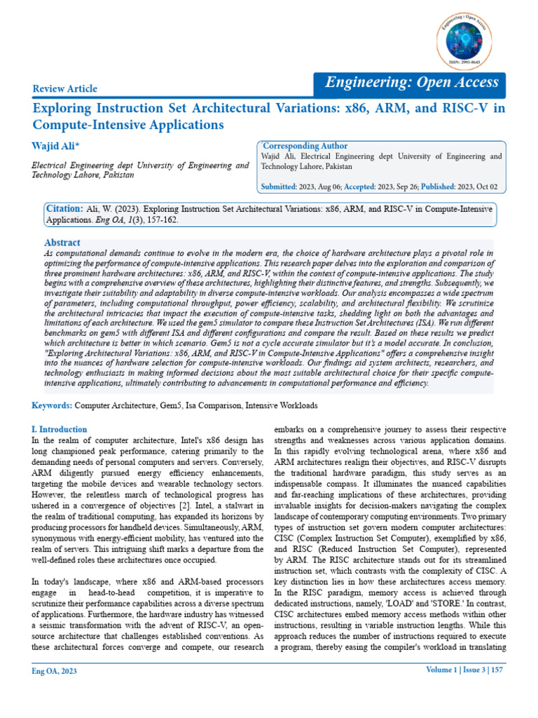 x86, ARM, RISC-V: ISA Comparison in Computing | PDF | Central ...