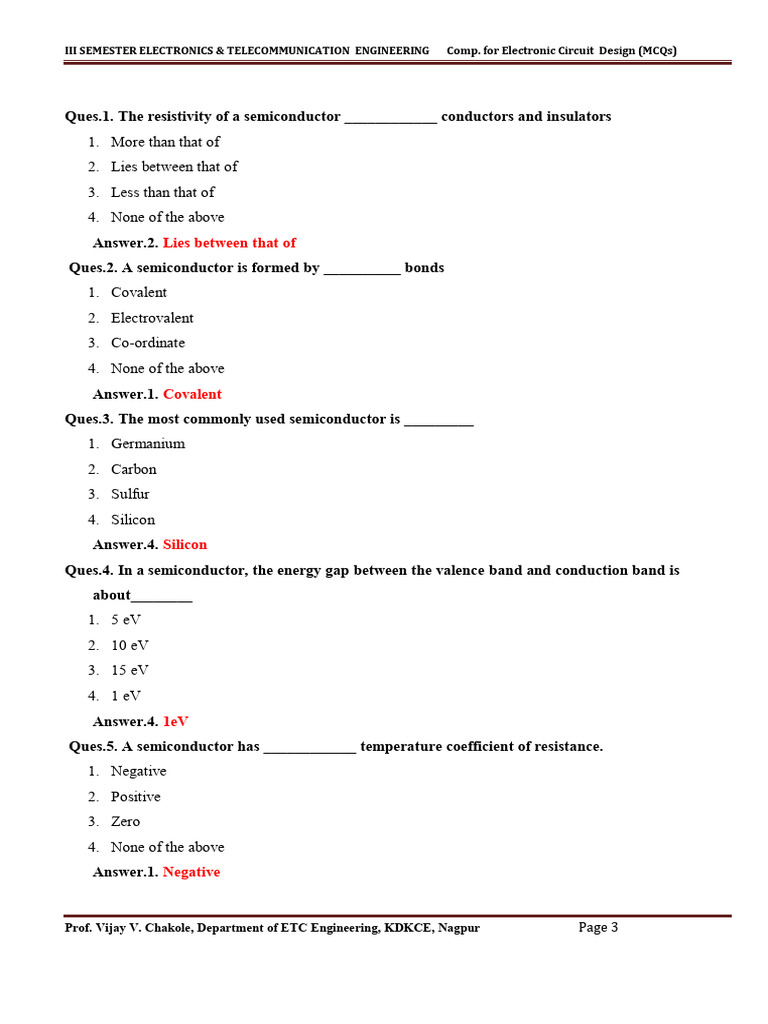 ELECTRONIC IOT SMART CITY MCQ | PDF | Bipolar Junction Transistor | P–N ...