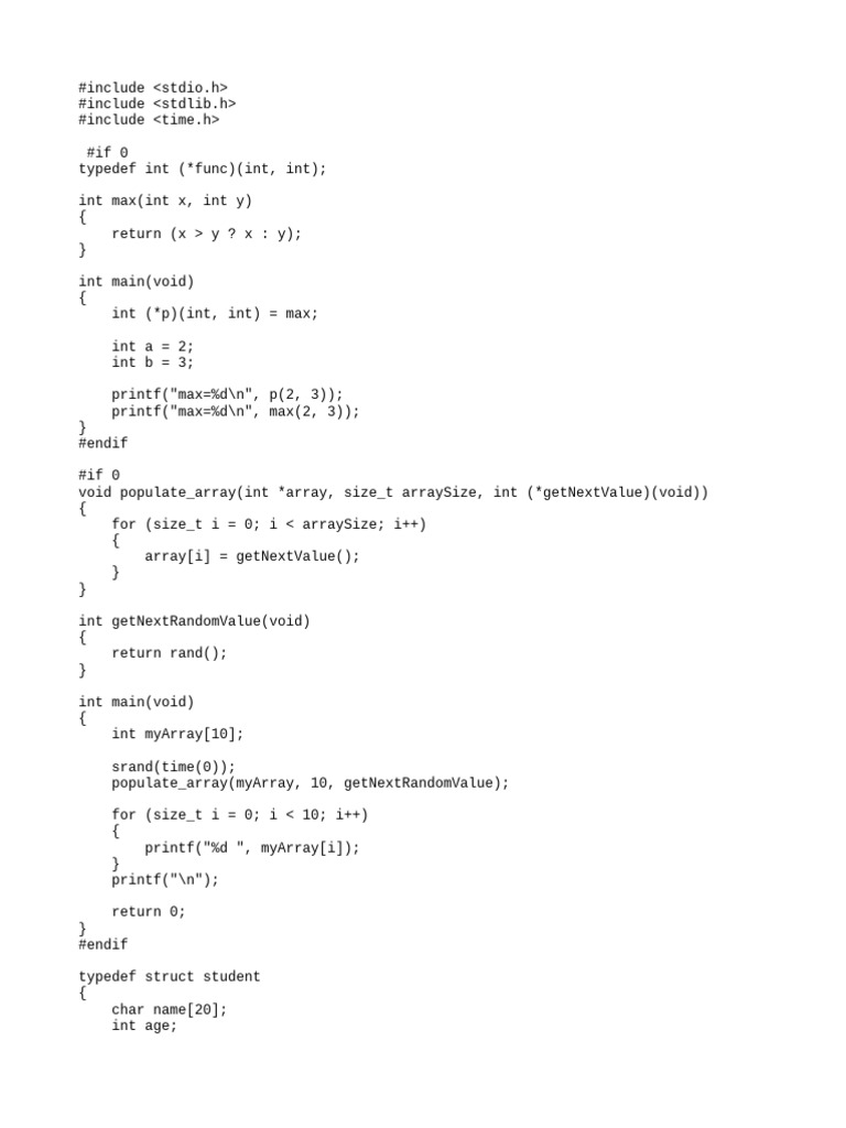 C Programming: Sorting Students by Age and Score | PDF