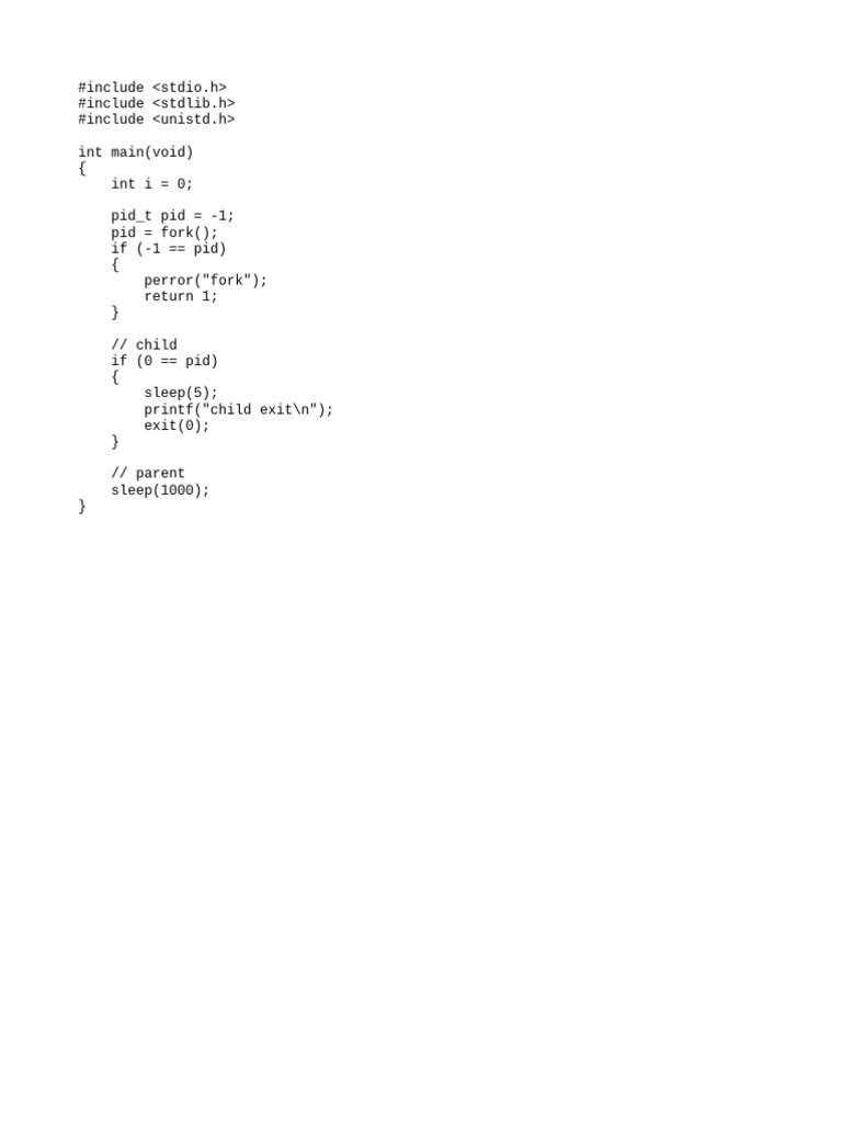 Zombie Process | PDF