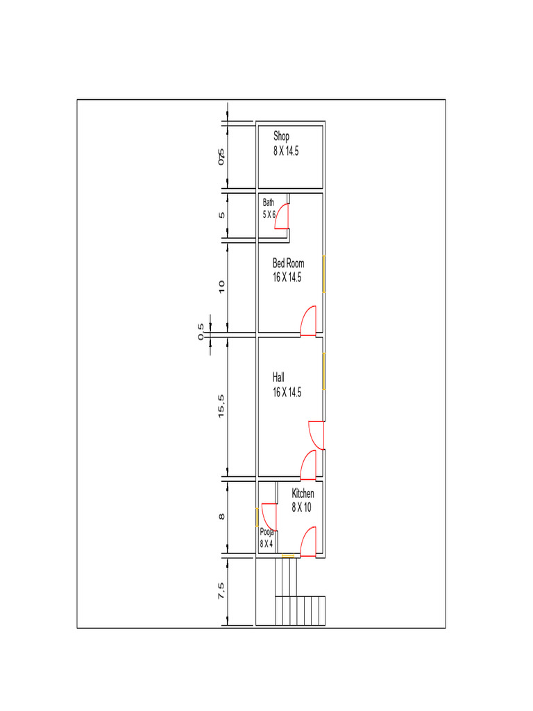 2D Floor Plan Layout | PDF