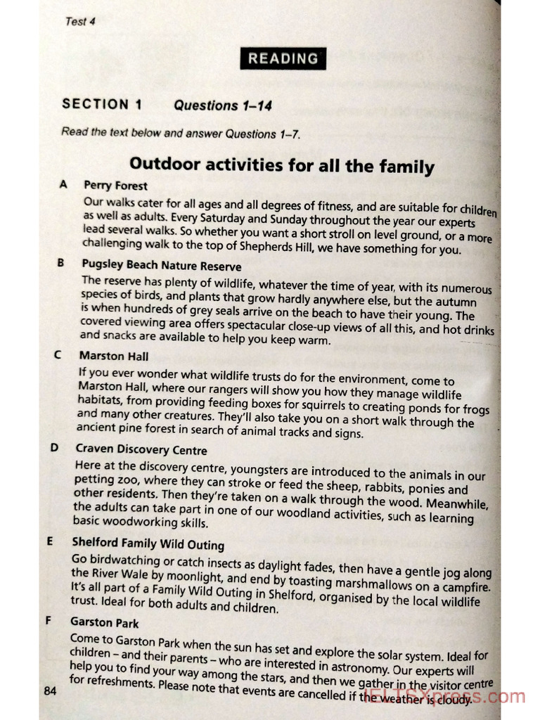 Cambridge 17 Reading Test 04 | PDF