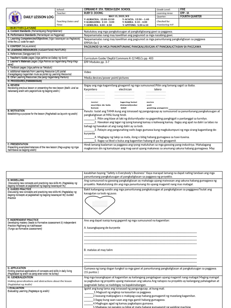 DLL_Q4_W3_5-15-2023 | PDF