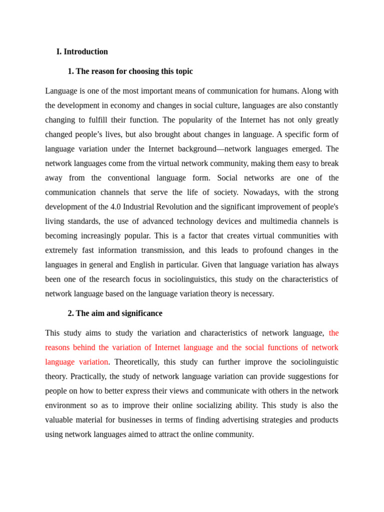 Study on network language | PDF | Sociolinguistics | Linguistics