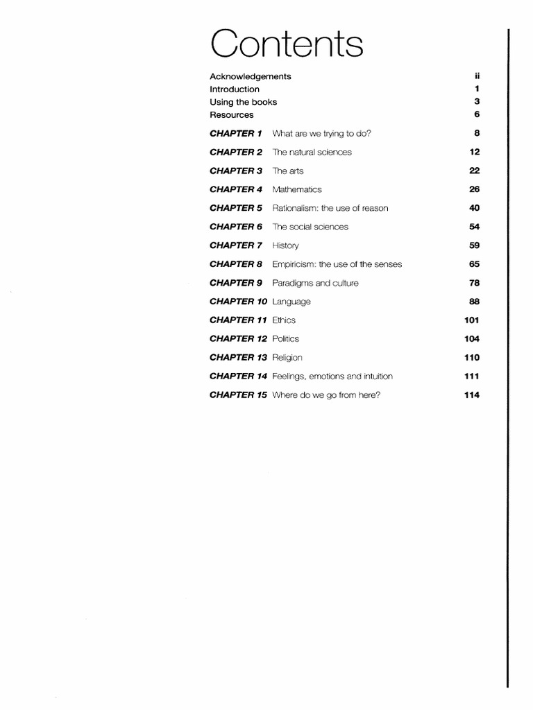 Alchin N. Theory of Knowledge. Teacher | PDF