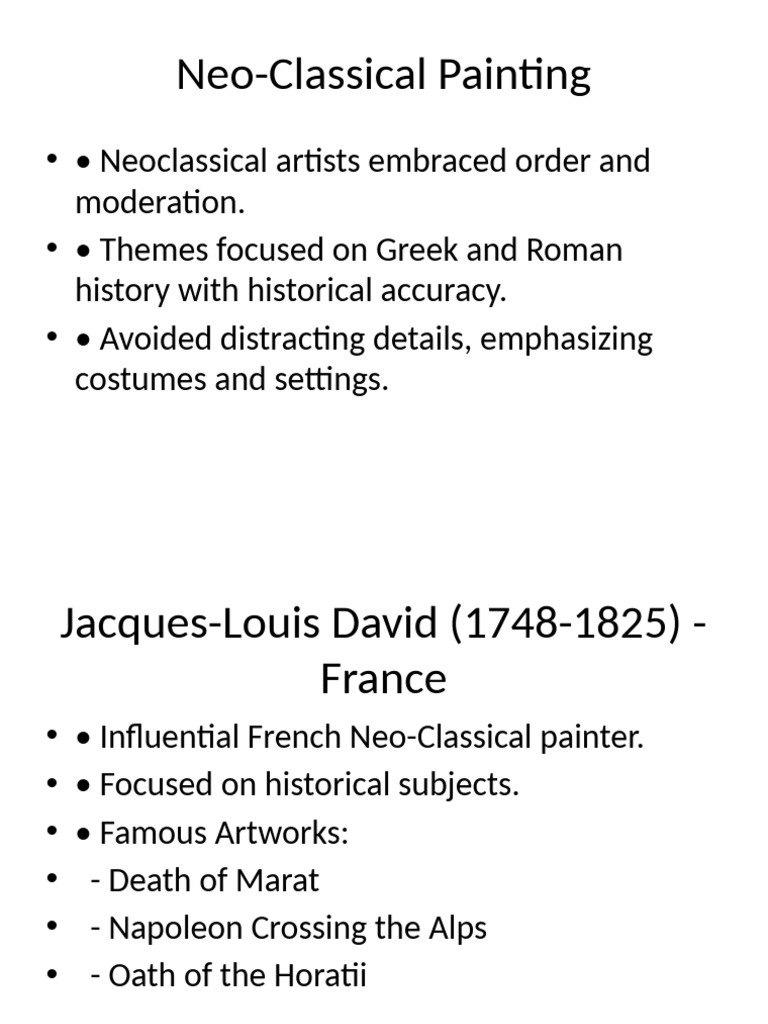 Neo Classical and Romantic Art | PDF | Romanticism | Sculpture