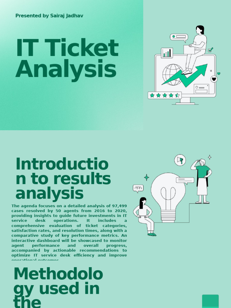 IT Ticket Analysis: Insights & Recommendations | PDF | Performance ...